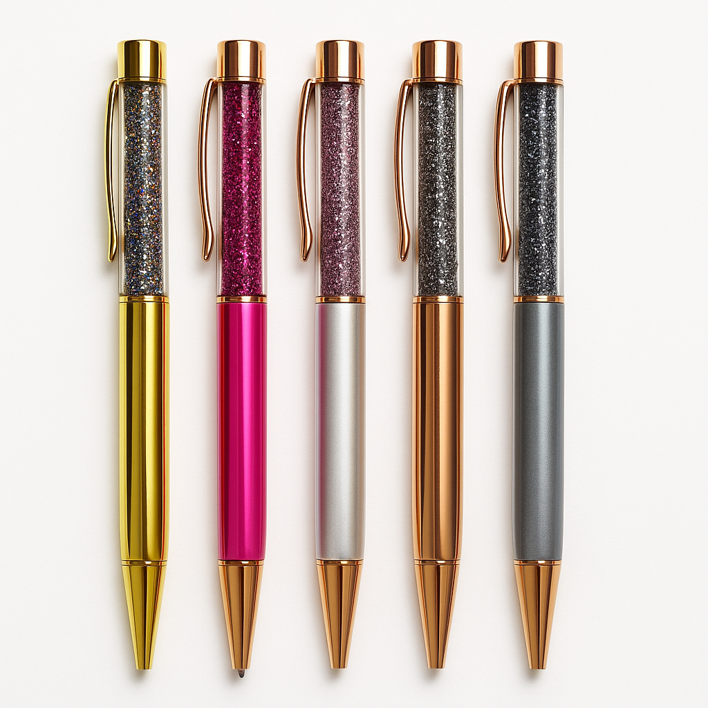 Crystal Glitter Ballpoint Pen – Assorted Colors – AVIVA WHOLESALE SAN ...